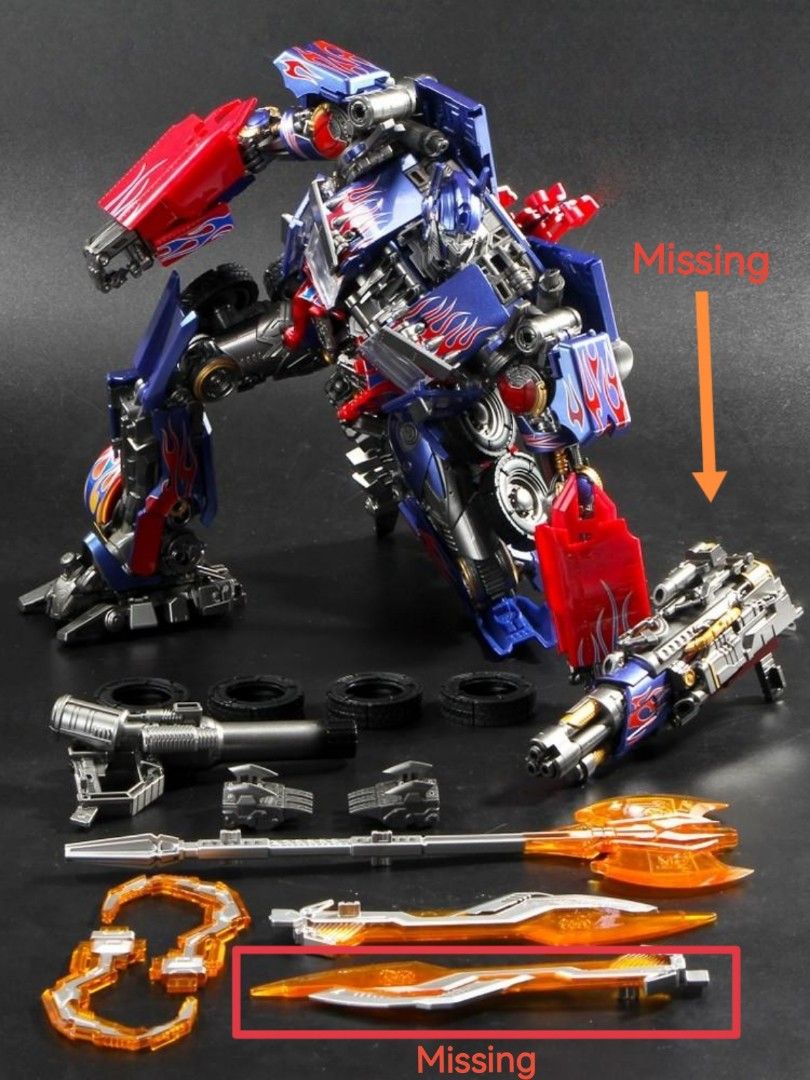 Transformers Black Mamba BMB LS-03F Optimus Prime, Hobbies & Toys, Toys ...