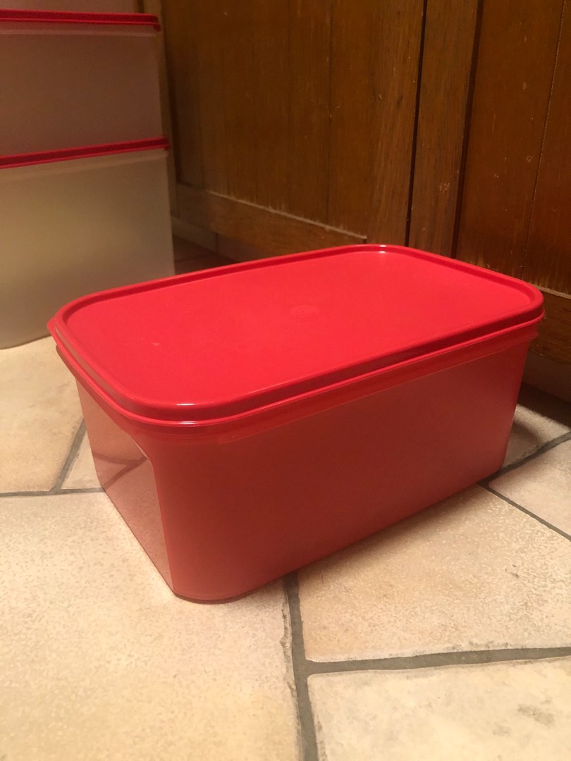 Tupperware modular mate rectangular - pink, Furniture & Home Living ...