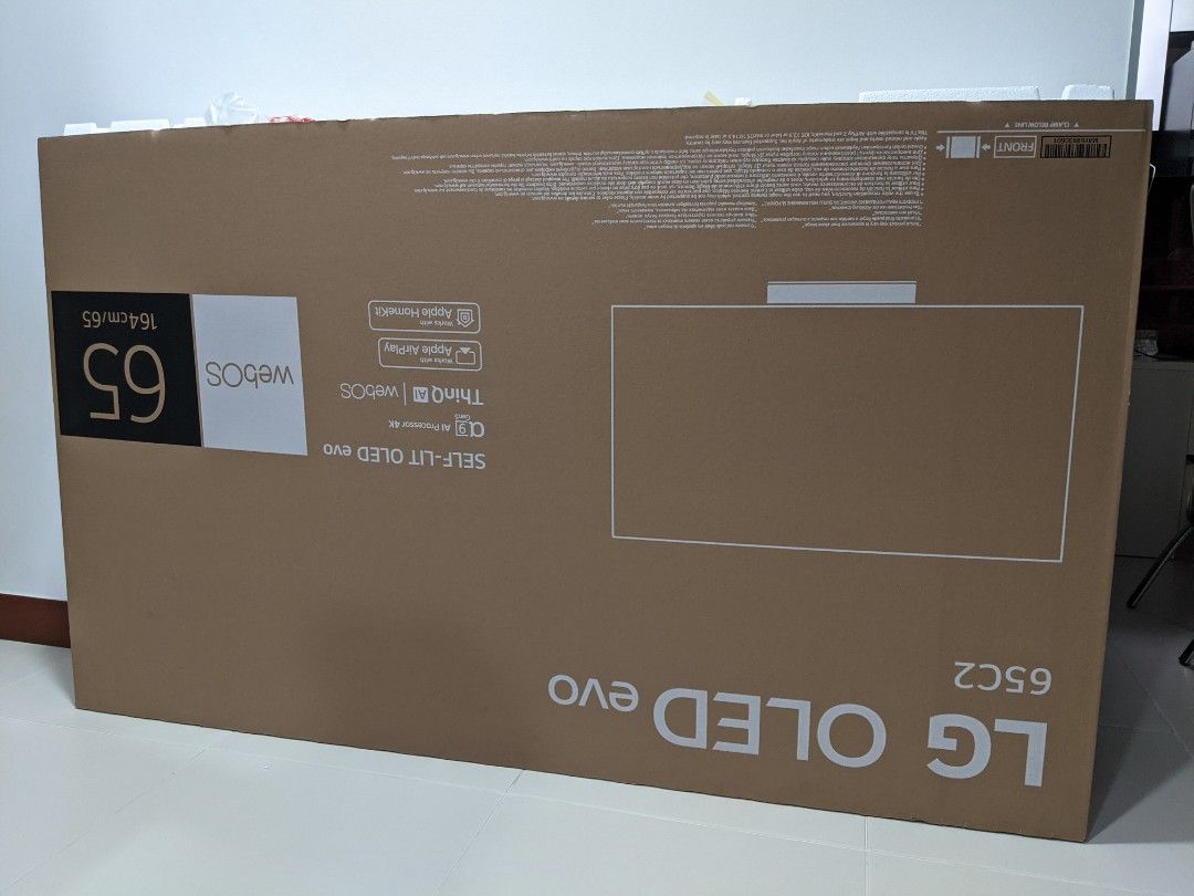 TV cardboard box, Furniture & Home Living, Home Improvement ...