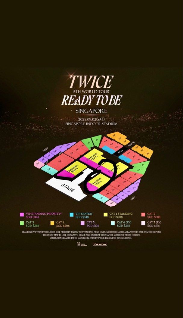 Twice Day 2 VIP Standing Pen A (E-Ticket), Tickets & Vouchers, Event ...