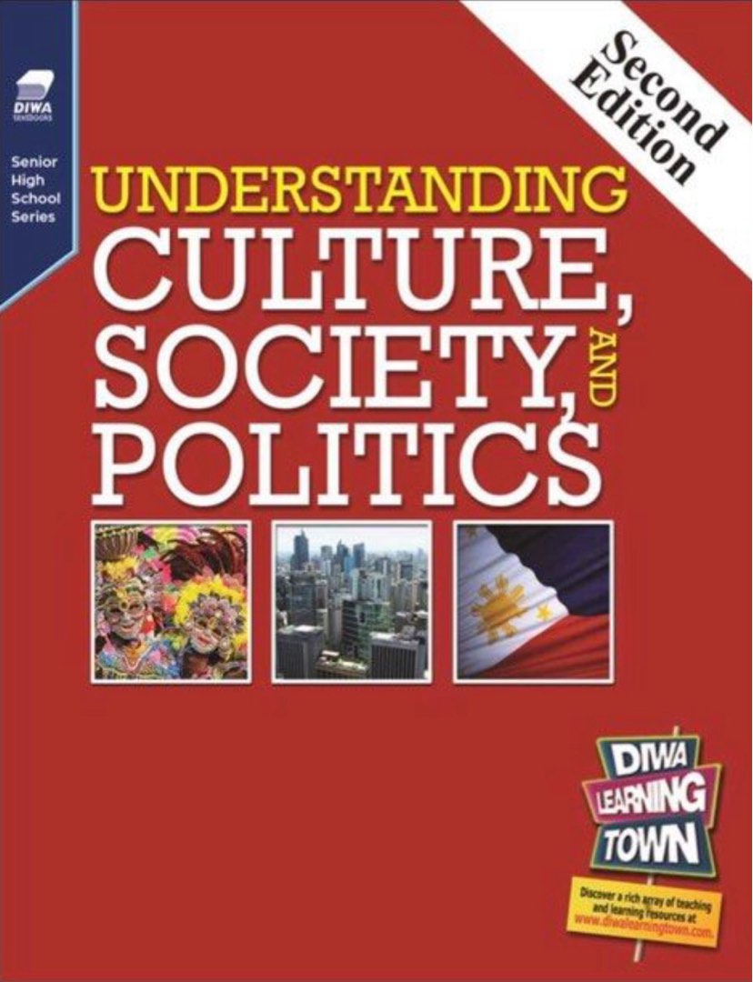[UCSP] Understanding Culture Society and Politics | Second 2nd Edition by Diwa Learning Town ...