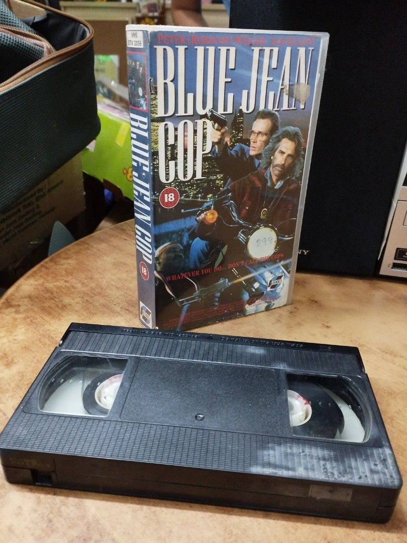 (VHS) Blue Jean Cop, Hobbies & Toys, Music & Media, CDs & DVDs on Carousell