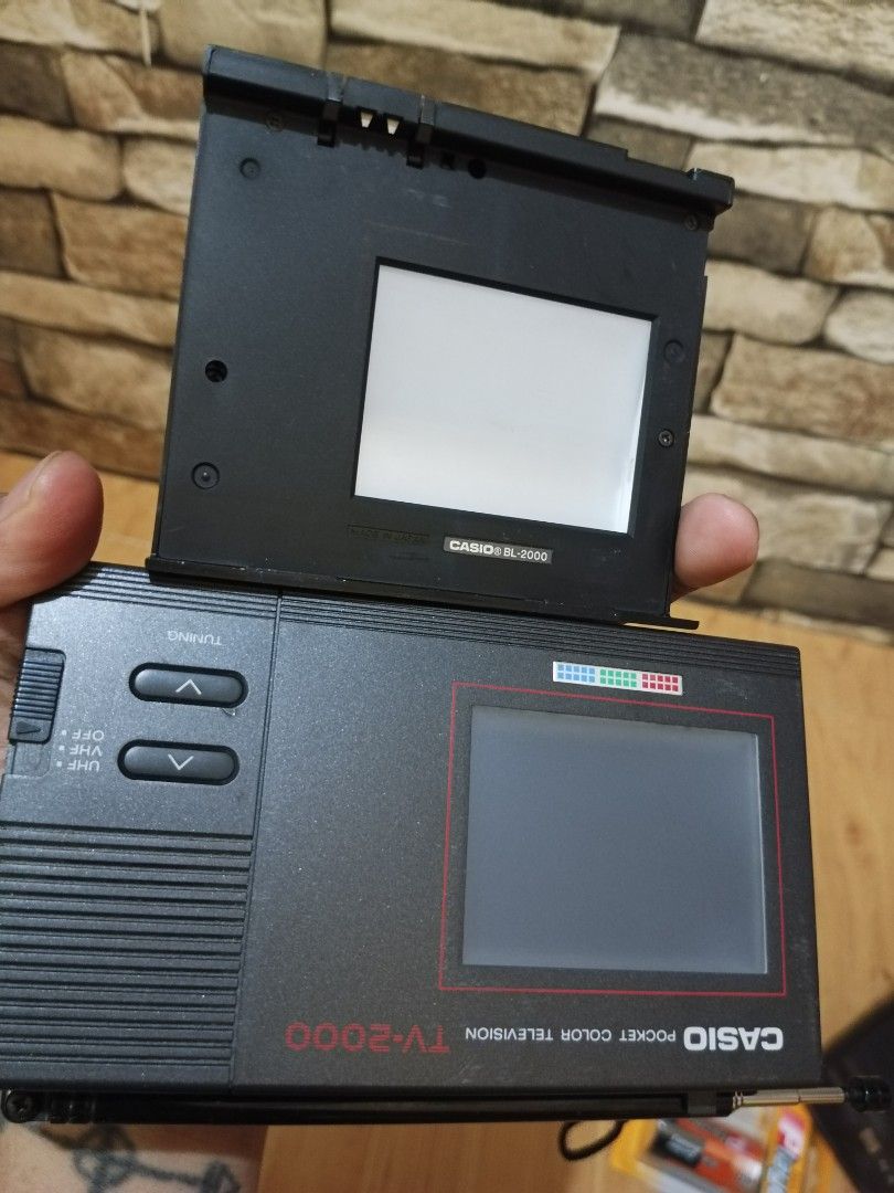 Vintage Casio TV-2000 Portable Liquid Crystal Color TV w/ Backlight ...