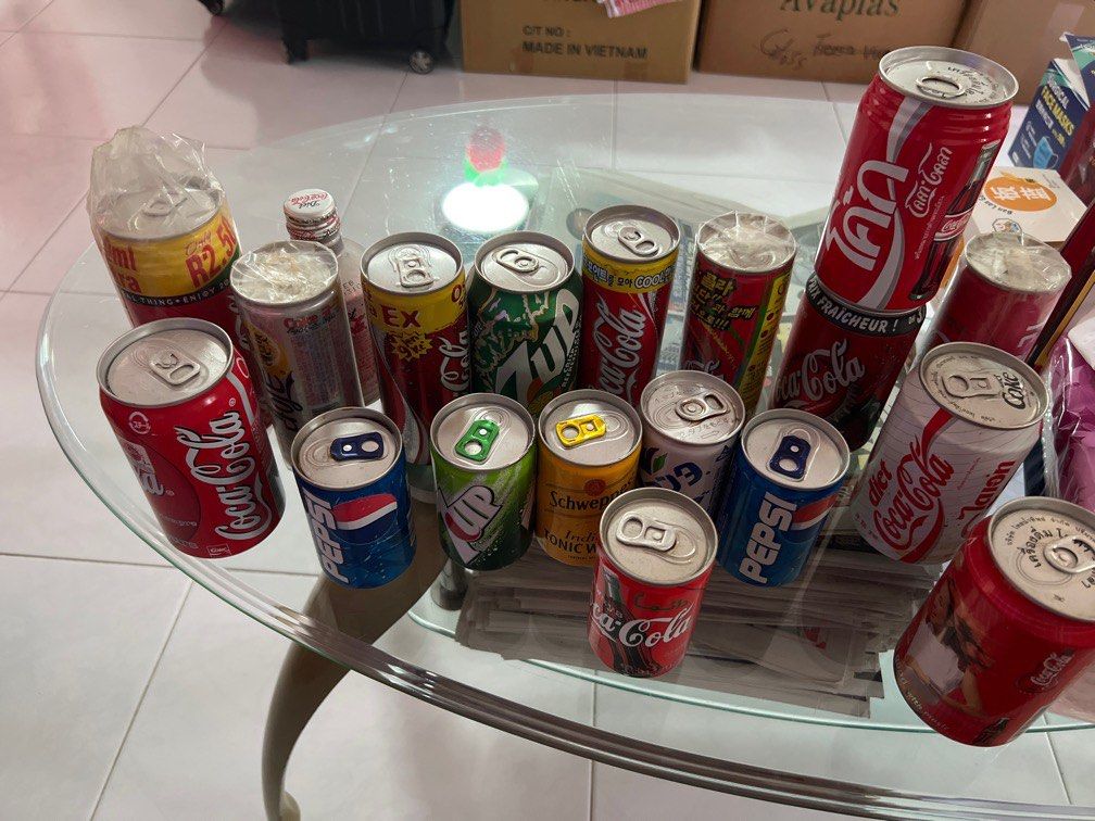 Vintage cola cans, Hobbies & Toys, Memorabilia & Collectibles, Vintage ...