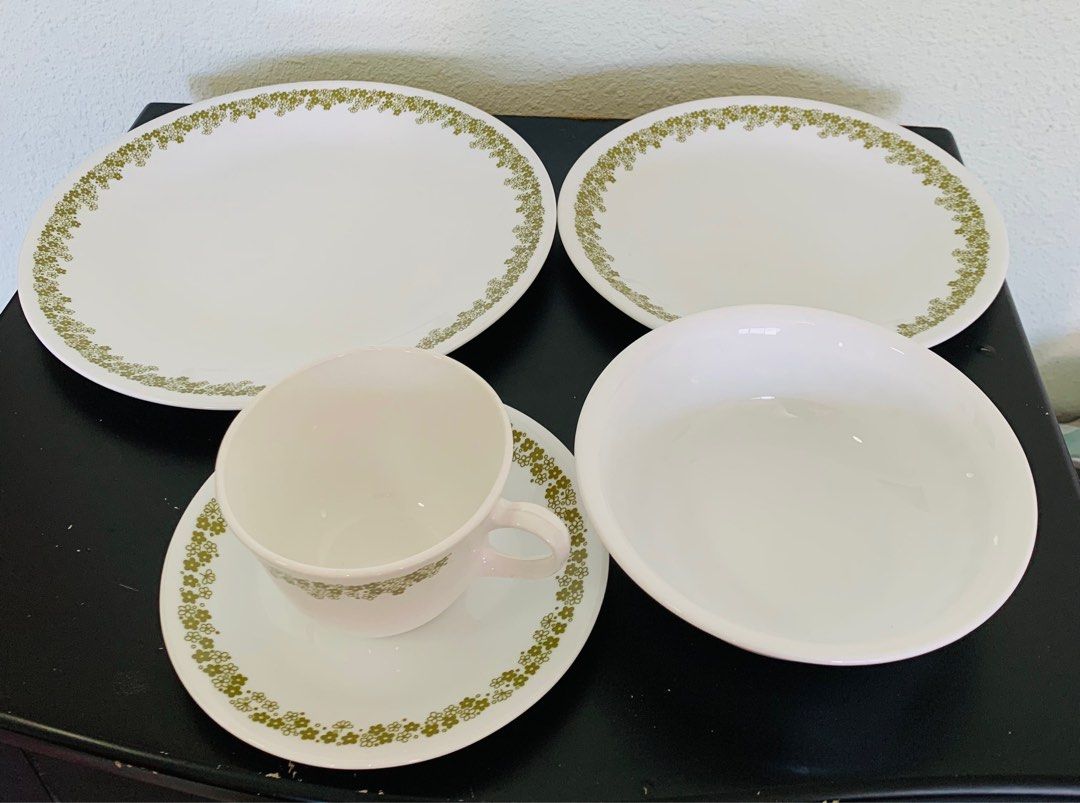 Vintage 1970s Corelle Spring Blossom Series (20 pieces), Hobbies & Toys ...