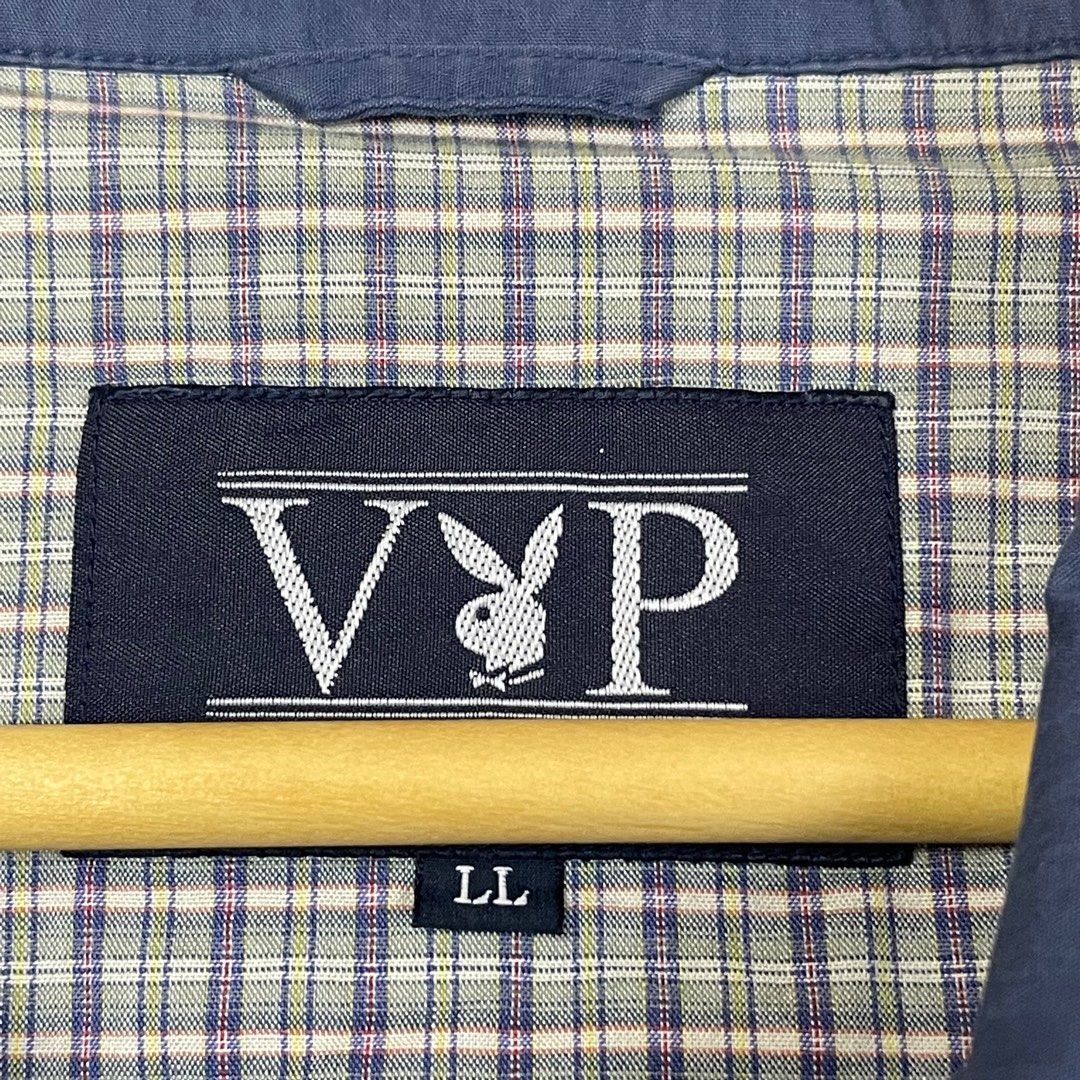 Vintage VIP Playboy Button Up Windbreaker Jacket, Men's Fashion, Coats ...