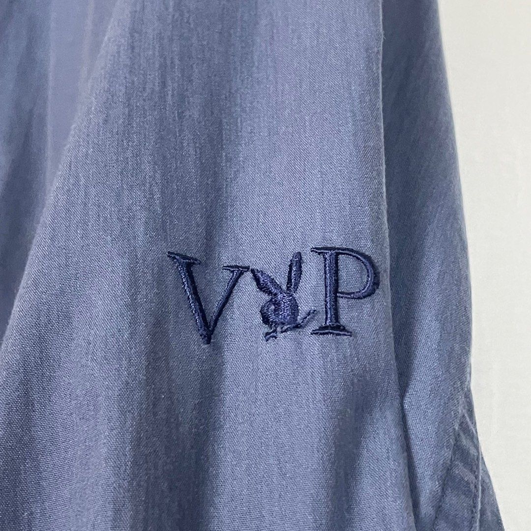 Vintage VIP Playboy Button Up Windbreaker Jacket, Men's Fashion, Coats ...