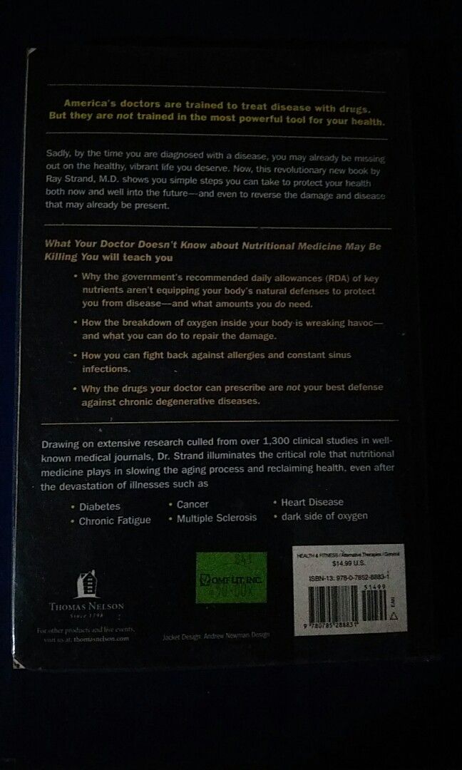 What Your Doctor Doesn't Know About Nutritional Medicine May Be Killing ...