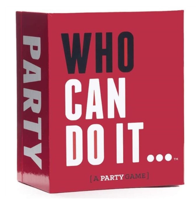 Who Can Do It Party Game Cards (H0553), Hobbies & Toys, Toys & Games on ...
