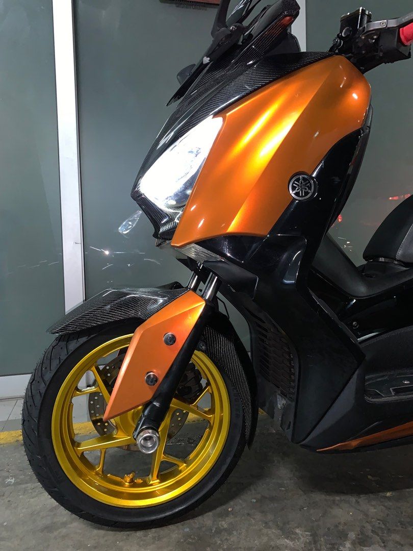 Xmax Rims Spray (Gold), Motorcycles, Motorcycle Accessories on Carousell