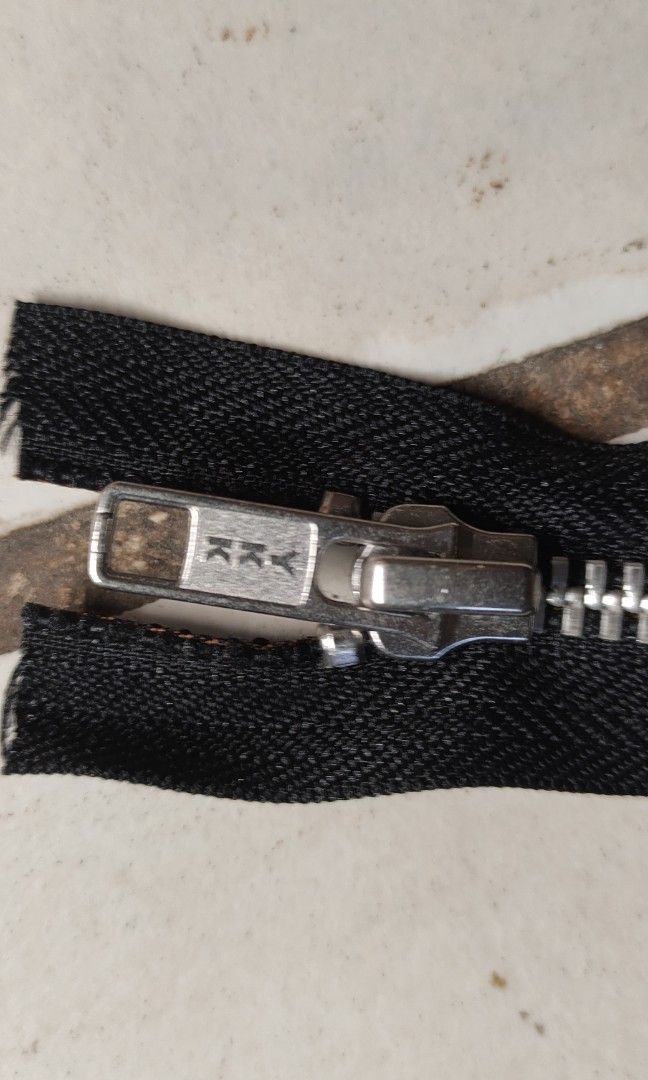ykk original black aluminum size 5 zipper brand new made in Japan Heavy ...