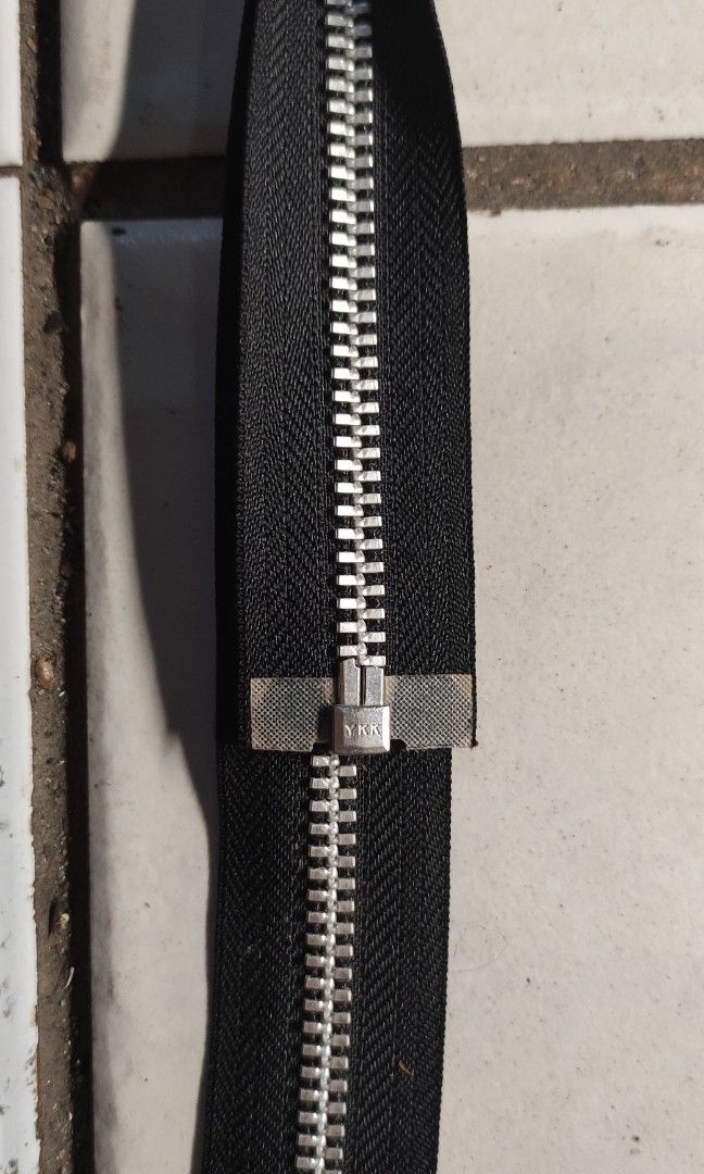 ykk original black aluminum size 5 zipper brand new made in Japan Heavy ...