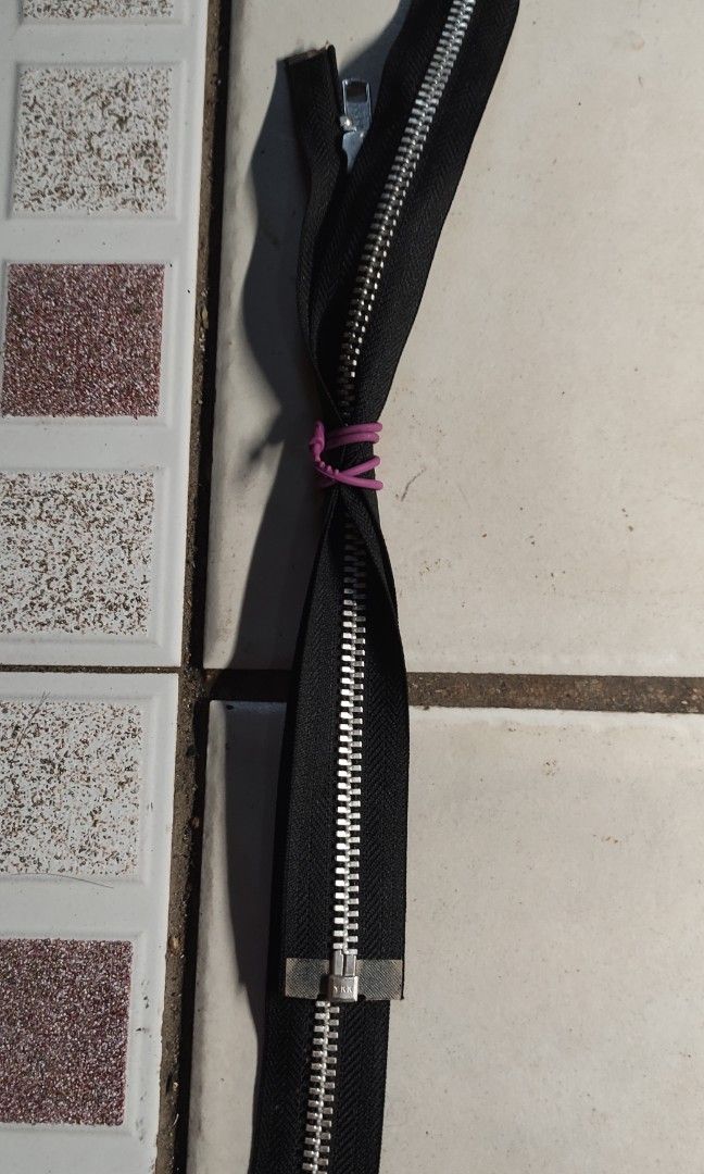 ykk original black aluminum size 5 zipper brand new made in Japan Heavy ...