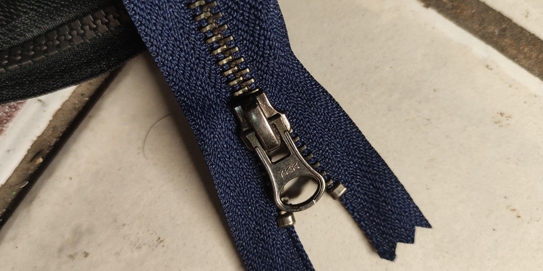 ykk original black metal size 5 zipper brand new made in Japan Heavy ...