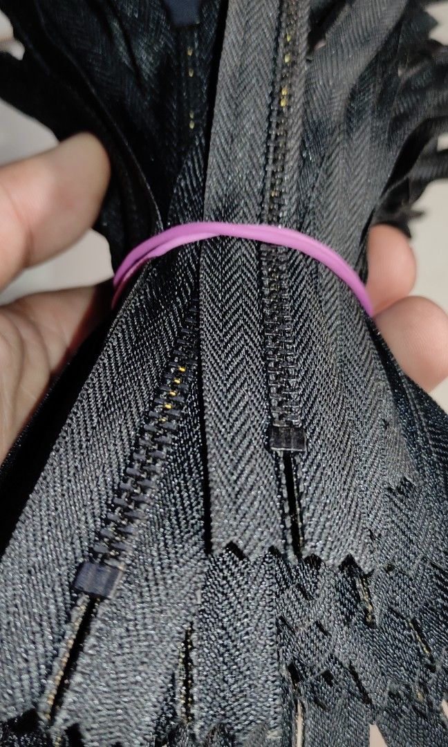 ykk original black metal vislon size 3 zipper brand new authentic on ...