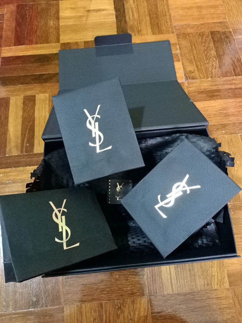 Yves saint Laurent box, Luxury, Accessories on Carousell