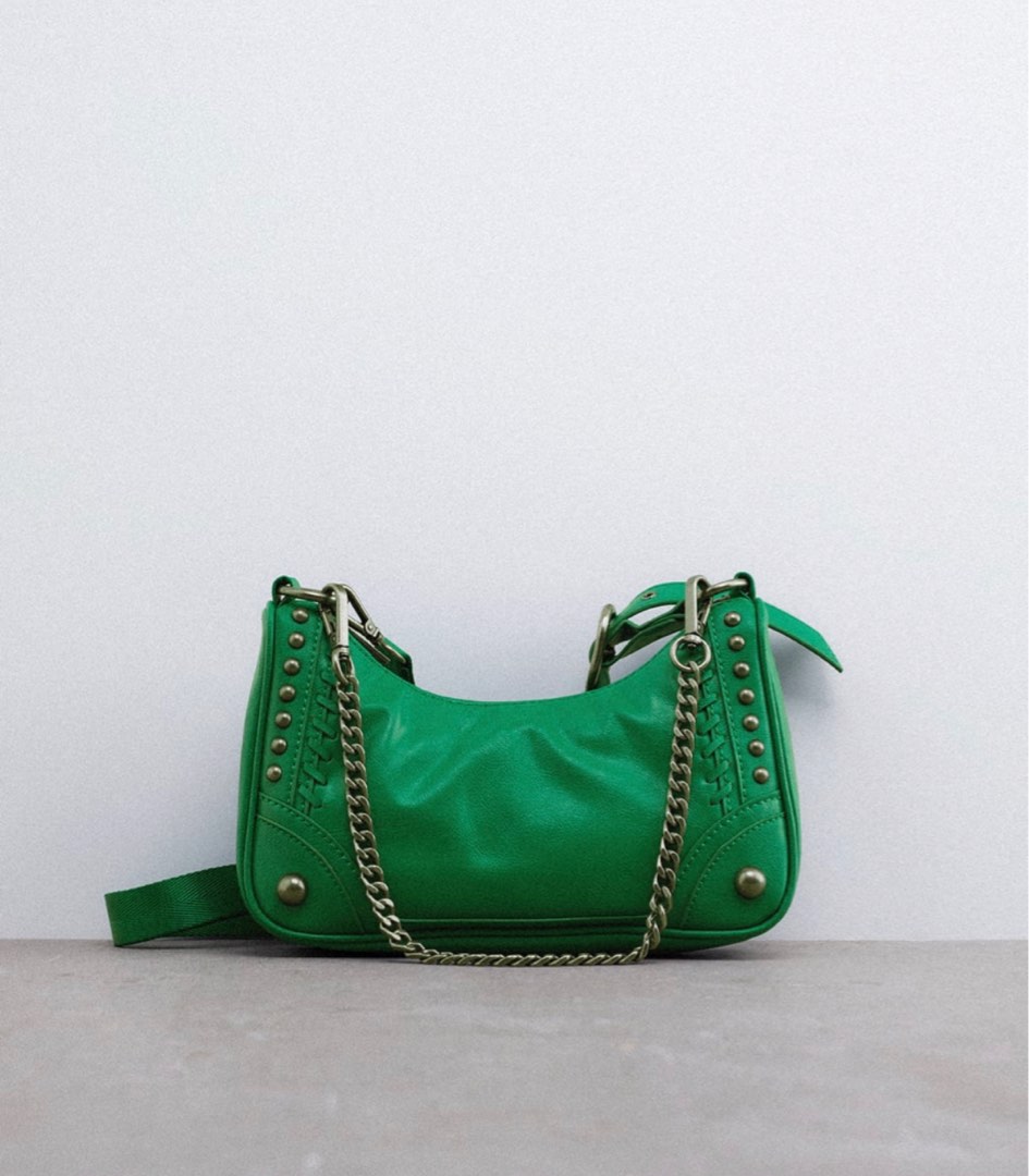 ZARA rocker crossbody bag, Women's Fashion, Bags & Wallets, Shoulder ...