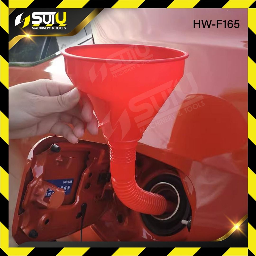 165MM Plastic Big Long Neck Funnel / Filter Oil Funnel with Handle ...