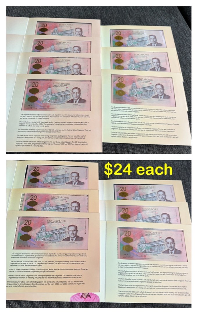 $20 commemorative notes, Hobbies & Toys, Memorabilia & Collectibles ...