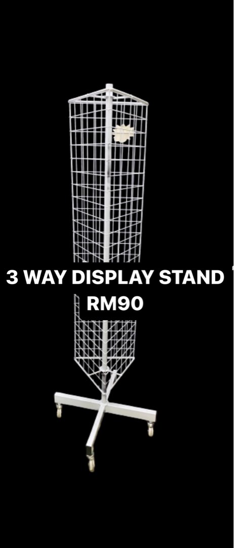 3 way display stand, Furniture & Home Living, Furniture, Shelves ...