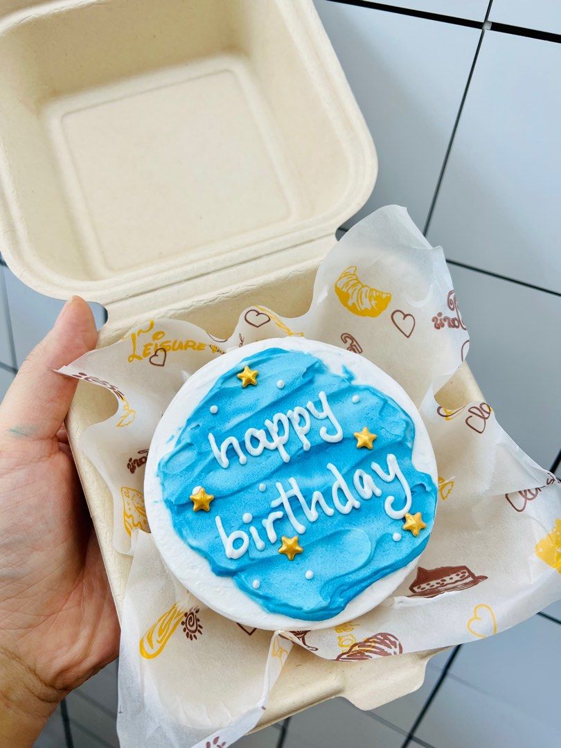 4 inch Korean Style bento cake, Food & Drinks, Homemade Bakes on Carousell