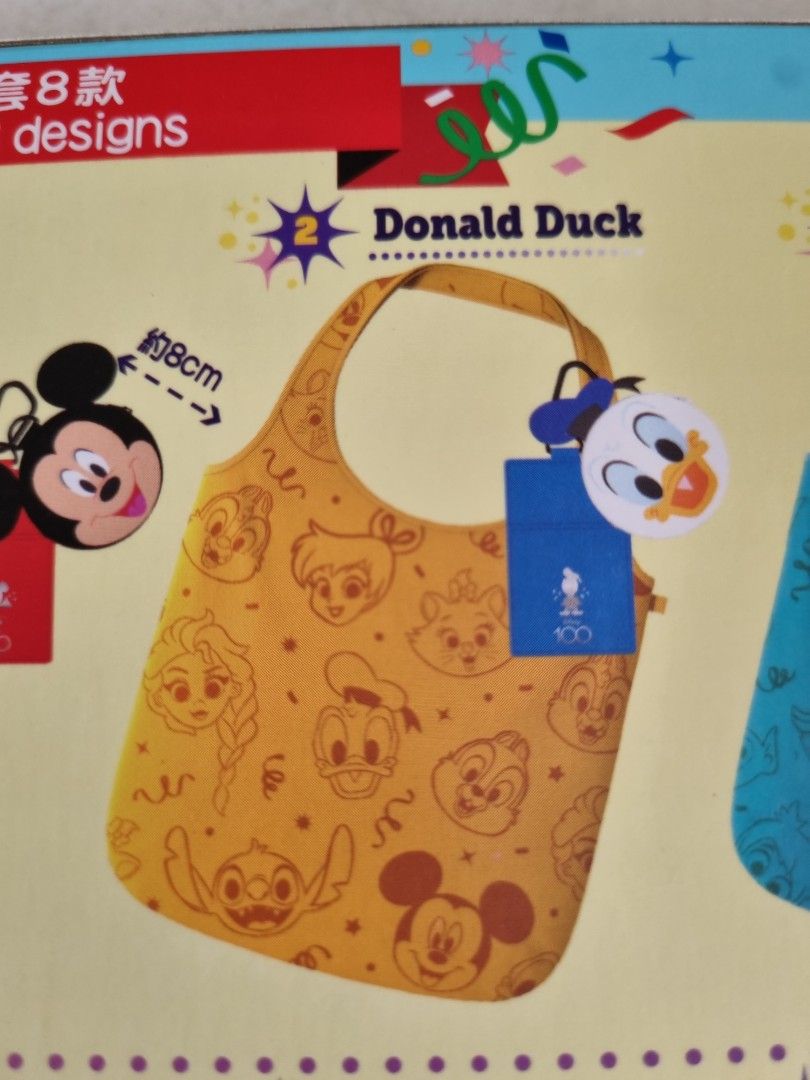 7-11 7 Eleven Disney 100 Collection Donald Duck, Women's Fashion, Bags ...