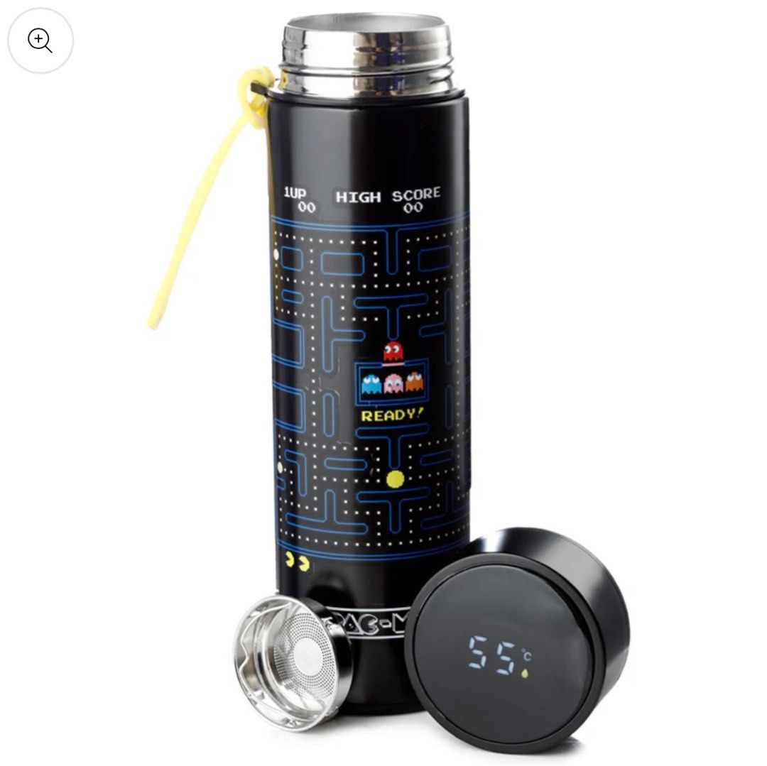 英國 代購 Minecraft 我的世界 數碼寶貝 Pac-Man/ The Original Stormtrooper LED 溫度計 不銹鋼 冷熱保溫瓶 460ml, 傢俬＆家居, 廚具和 ...