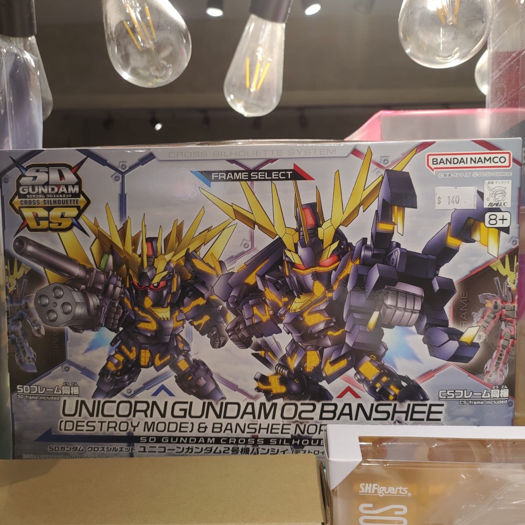 全新BANDAI SDCS UNICORN GUNDAM 02 BANSHEE [DESTROY MODE] & BANSHEE NORN PARTS SET 機動戰士 高達模型 UC 獨角獸 ...