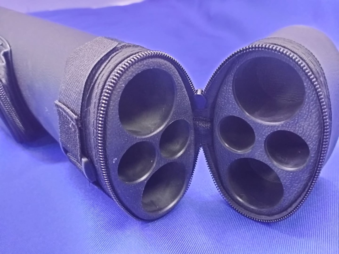 * Brand new High Quality Black 2x2 Leather Hard case for Billiard Cues ...