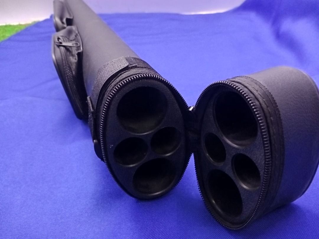 * Brand new High Quality Black 2x2 Leather Hard case for Billiard Cues ...