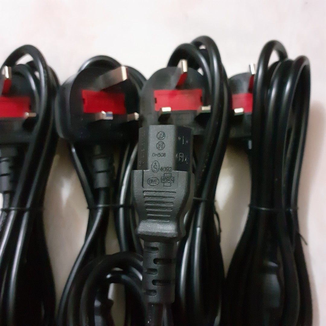 全新有貨 BRUNO BOE021 電源線 電熱鍋 壓力鍋 電飯煲 熱水煲 凹槽 凹坑 電線 power cord IEC C15 Power ...