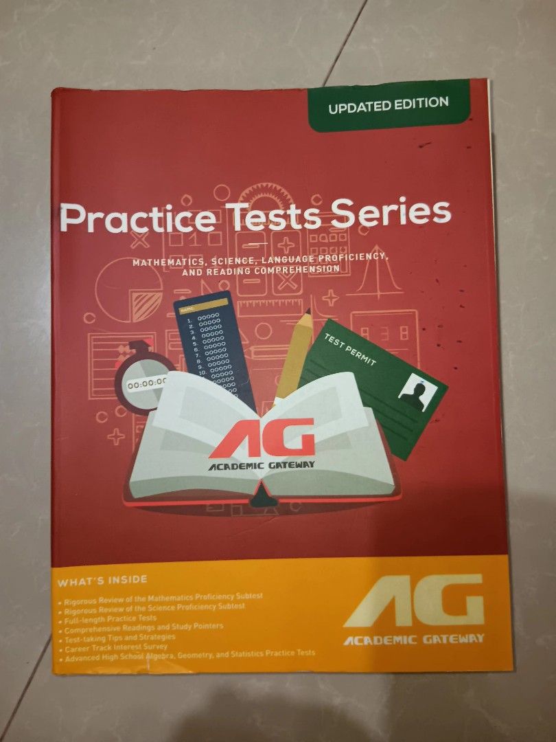 Academic Gateway Practice Tests Series CETS Reviewer DCAT ACET UPCAT ...