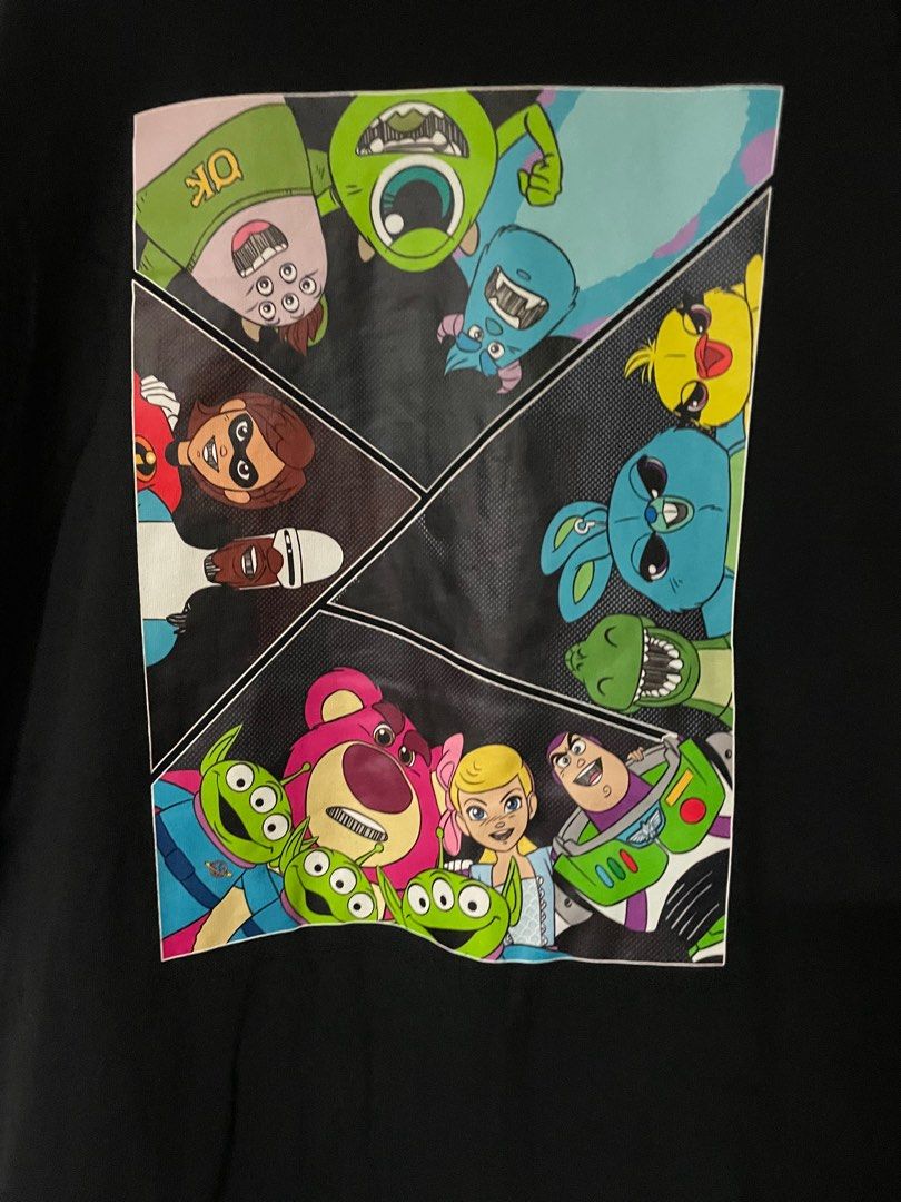 Adidas Pixar 聯名 背大圖 偏寬鬆版t B4 On Carousell