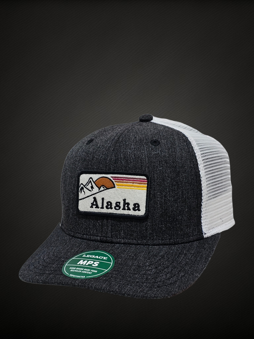 ALASKA GRAY TRUCKER LEGACY HAT CAPCOMPH, Men's Fashion, Watches ...