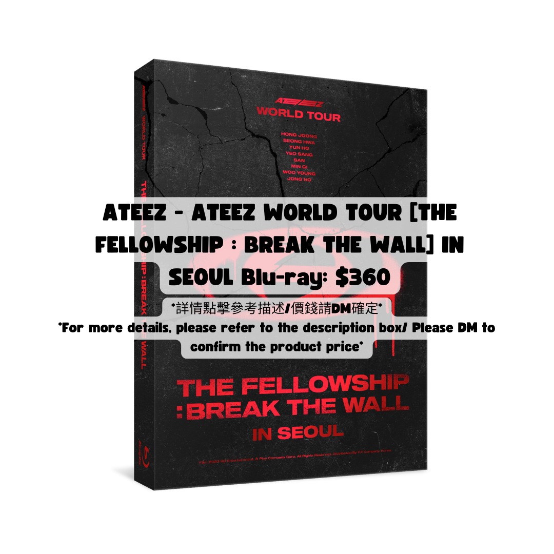 [ALBUM] 專輯代購服務 【ATEEZ - ATEEZ WORLD TOUR [THE FELLOWSHIP : BREAK THE ...