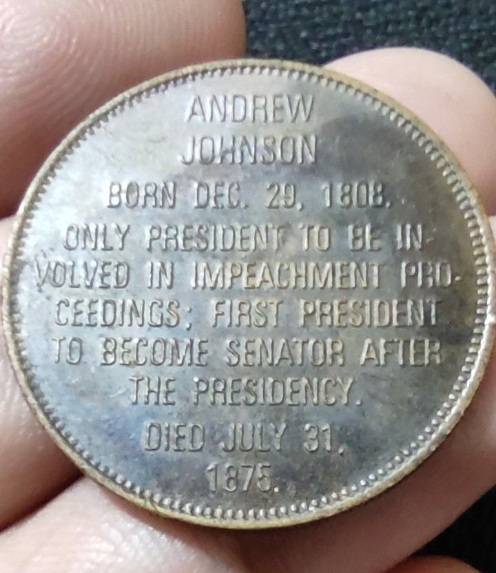 Andrew Johnson Coin Token on Carousell