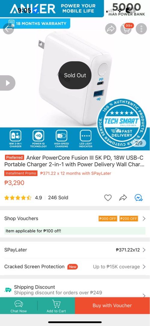 Anker PowerCore Fusion III 5k PD, Mobile Phones & Gadgets, Mobile ...