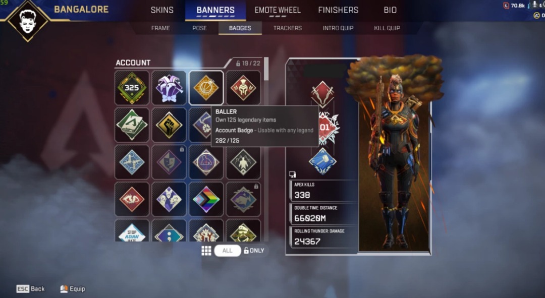 apex legends account 5 heirloom + 1 prestige, Video Gaming, Video Games ...