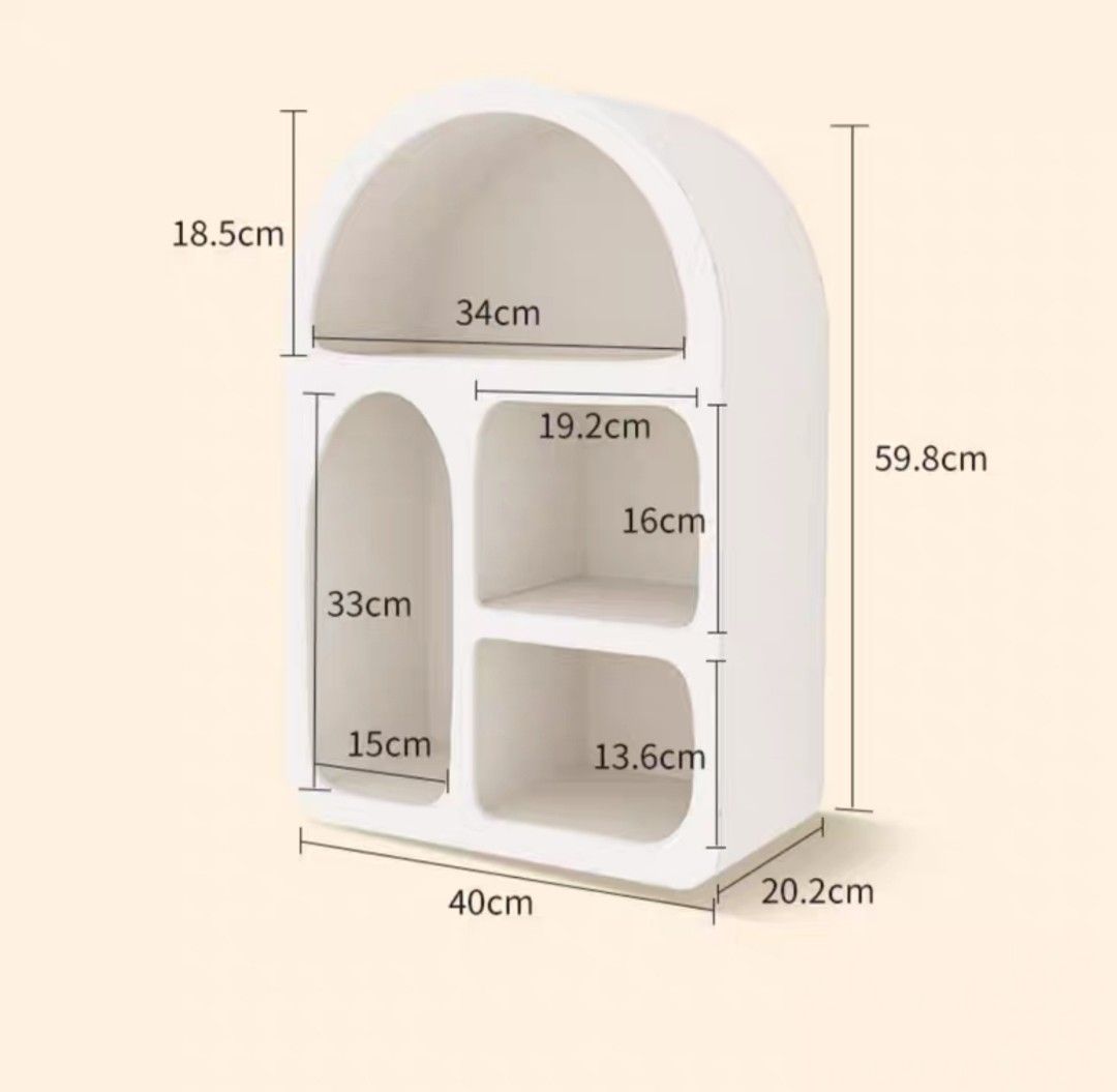 Arch muji display rack storage bedside rack shelve decorative ...