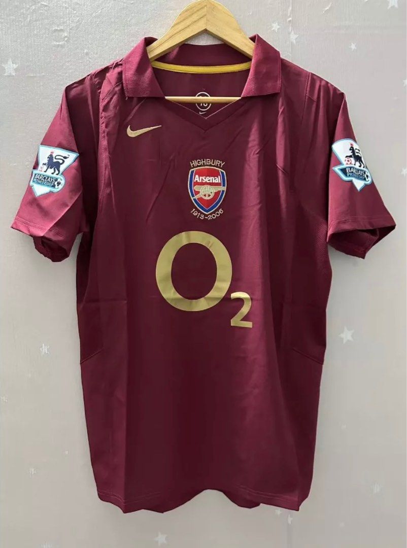 Arsenal 05/06 away jersey, Men's Fashion, Activewear on Carousell