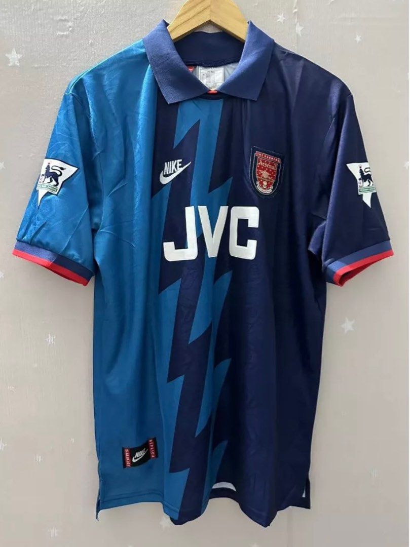 Arsenal 95/96 away jersey, Men's Fashion, Activewear on Carousell