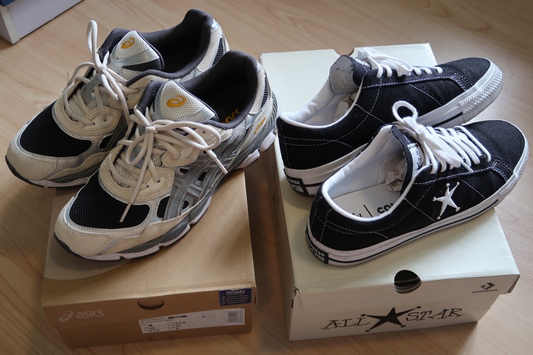 Asics Gel-Nyc Stussy Converse, Men's Fashion, Footwear, Sneakers on ...