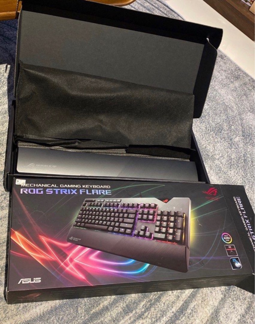 ASUS ROG Republic of Gamers Strix Flare RGB Mechanical Cherry MX ...