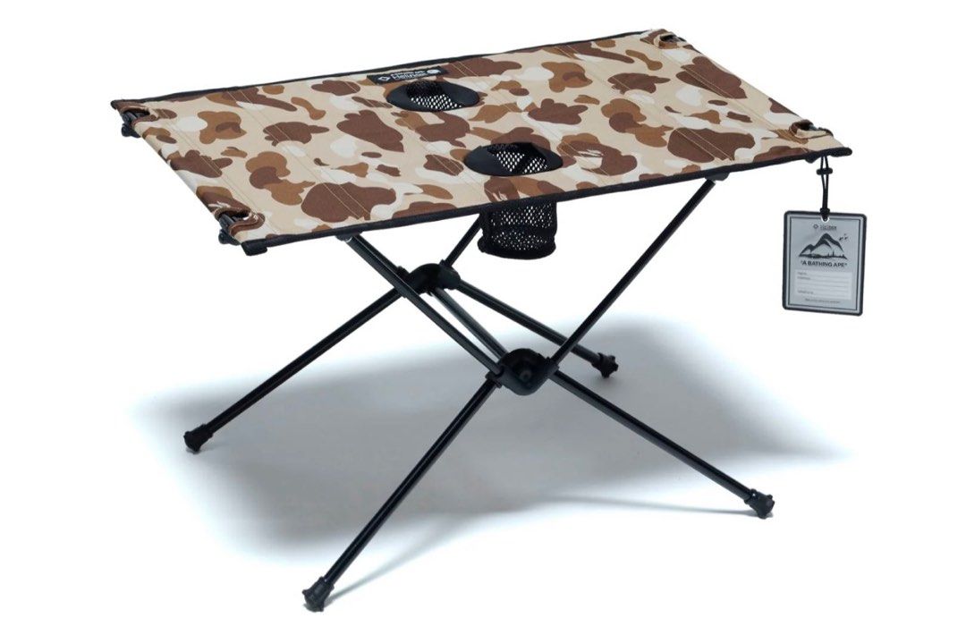 BAPE X HELINOX COLOR CAMO TABLE ONE HARD TOP, Sports Equipment, Hiking ...