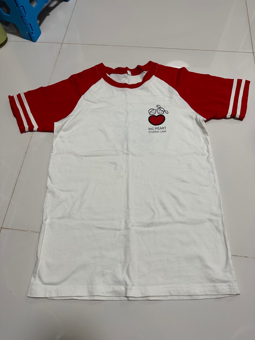 Big Heart Student Care Uniform, Men's Fashion, Tops & Sets, Tshirts ...