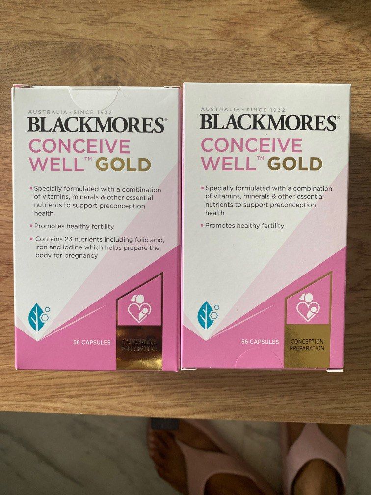 Blackmores Conceive Well Gold, Health & Nutrition, Health Supplements ...
