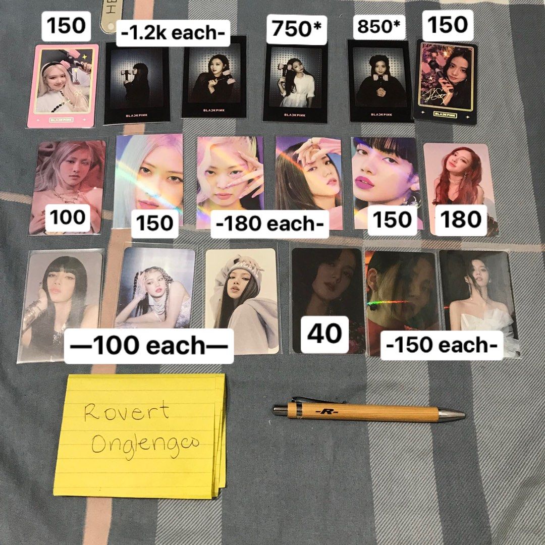 Blackpink Random Photocards on Carousell