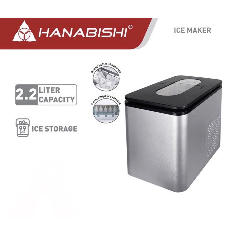 Brand New! Hanabishi Ice Maker 2.2L Capacity, TV & Home Appliances ...