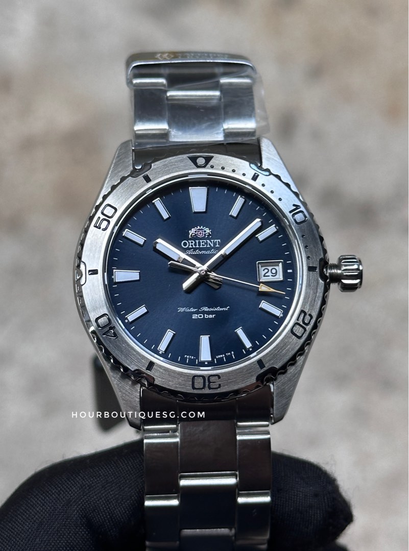 Brand New Orient Mako 3 Dark Blue Dial 40mm Automatic Divers Watch RA ...