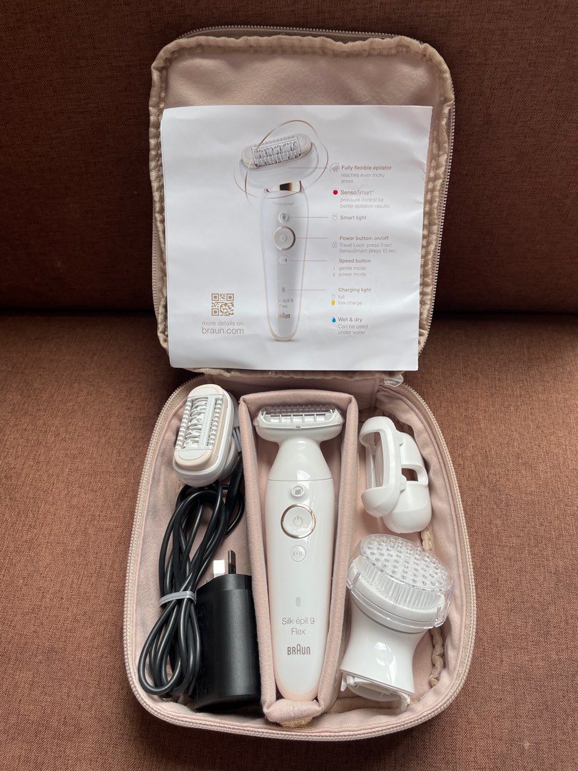 BRAUN silk epil 9 Flex authentic original, Beauty & Personal Care, Bath ...